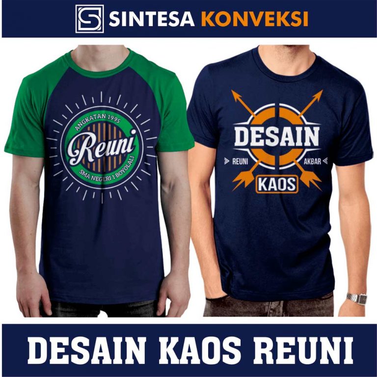 Kaos Reuni & Baju Alumni, Ready 35 Desain Siap Pakai, Pesan Sekarang!