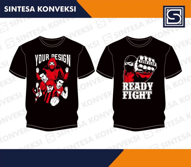12 Contoh Desain Kaos Komunitas Super Keren Denga Berbagai Warna