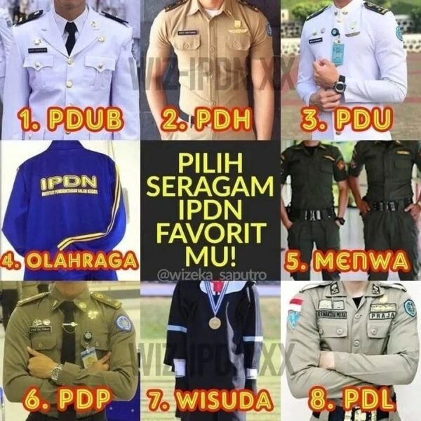 Mengenal Jenis-jenis Seragam IPDN dan Aturan Pemakaiannya